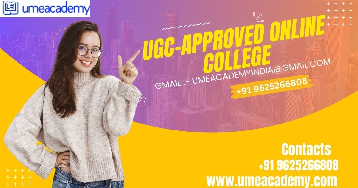 UGC-Approved Online College - Vinay - Medium