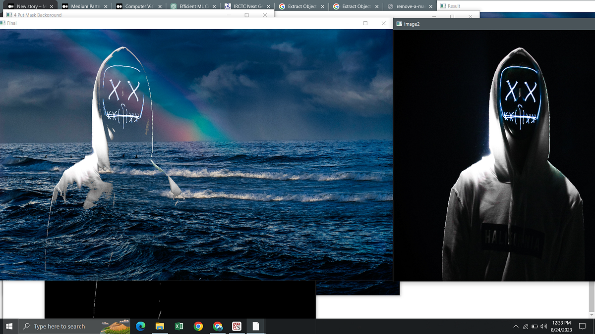 Computer Vision: from Scratch: Ex-13, Extract Object without background ...