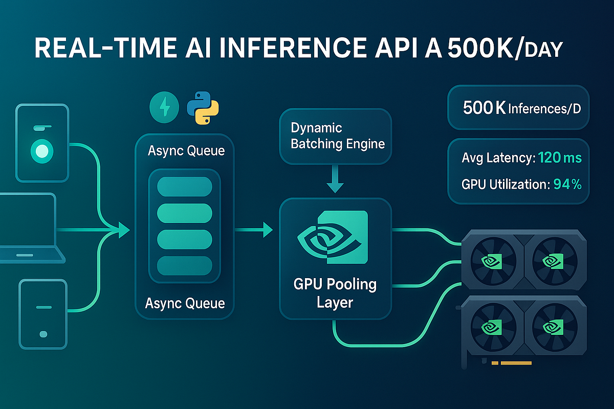 How I Built a Real-Time AI API That Handles 500K Inferences/Day Using Async Queues | by Bhagya ...