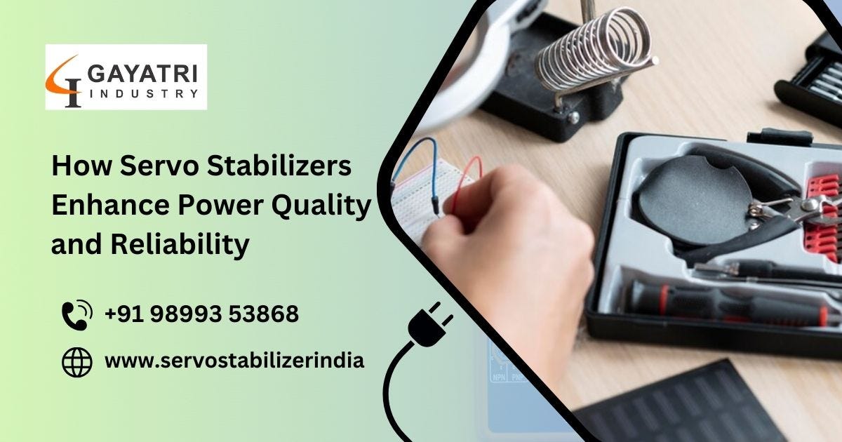 How Servo Stabilizers Enhance Power Quality and Reliability | by Servo ...
