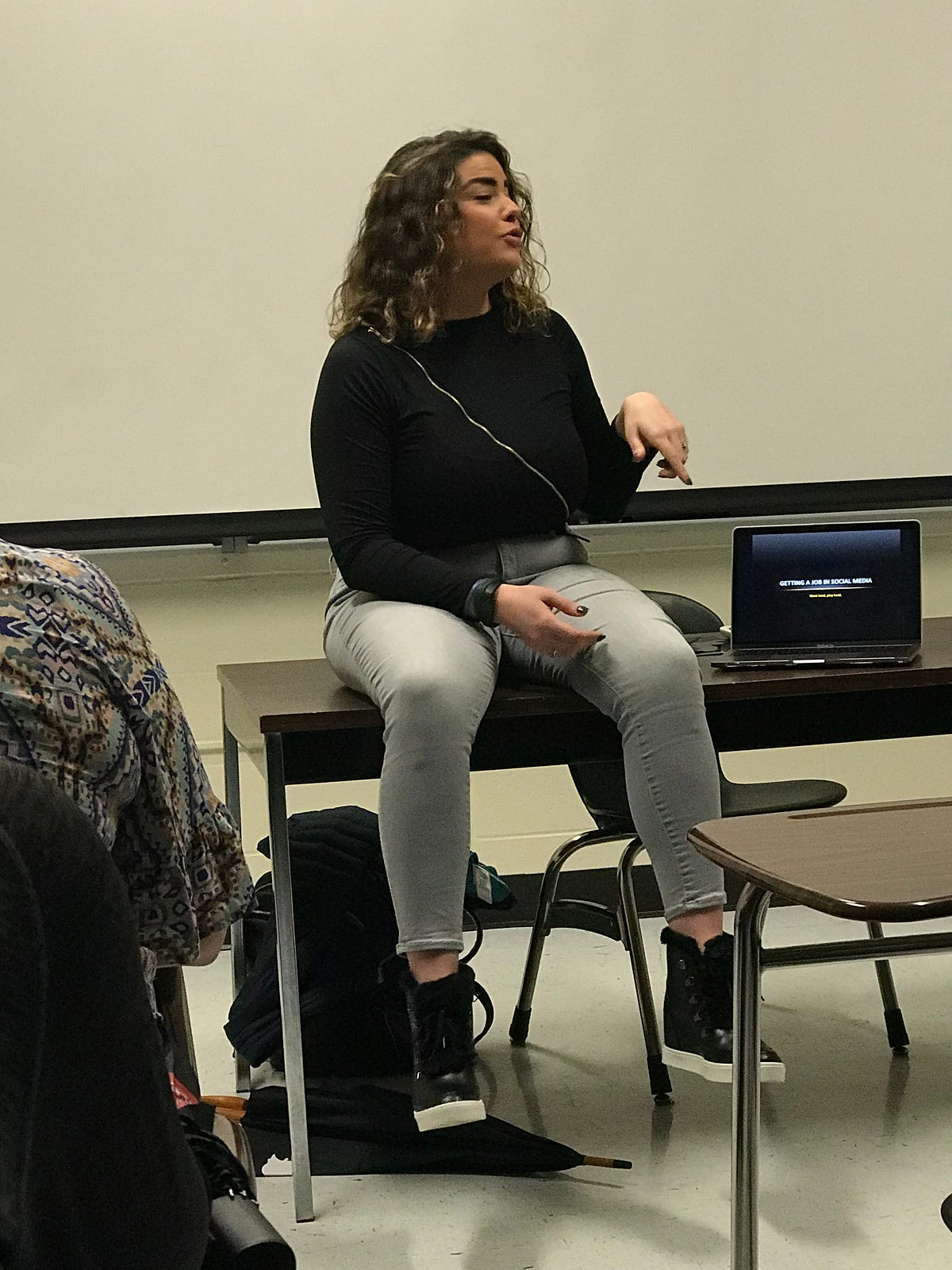 Leah Schultz, The Rock Star. Leah Schultz came to speak to our class ...