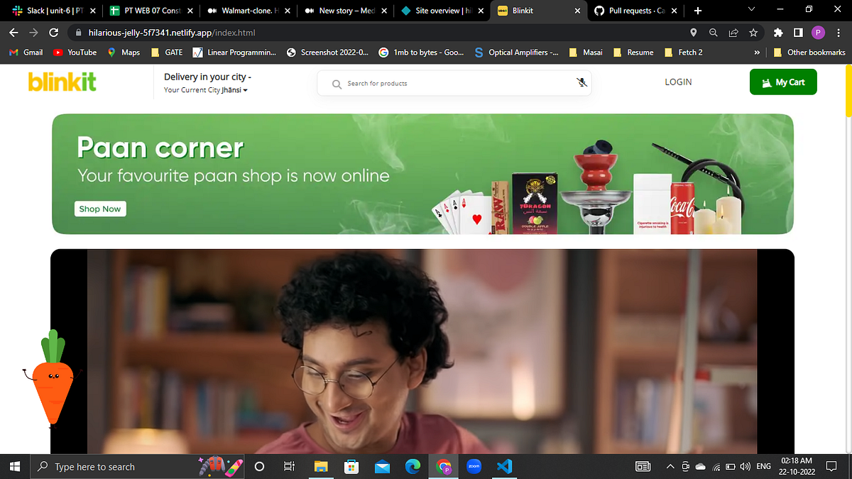 Blinkit-Clone. Hello readers, I am Pradip Shukla. Here… | by Pradip Shukla | Medium