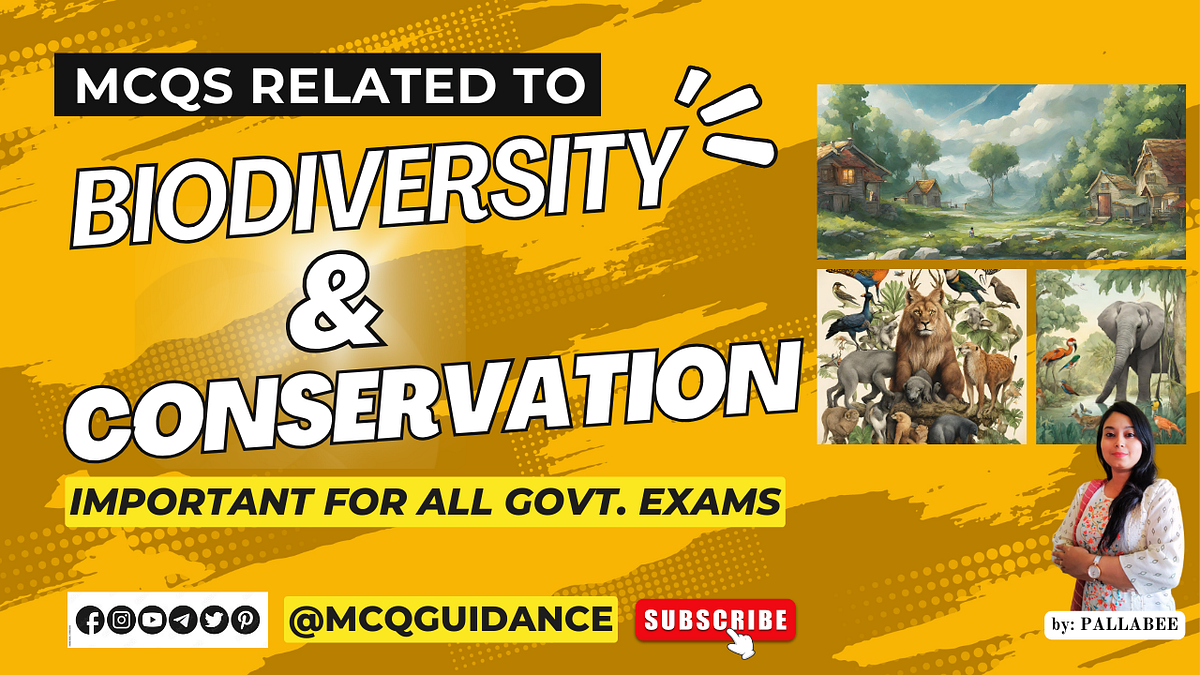 Biodiversity & Environment MCQs | Assam Pollution Control Board Exam # ...