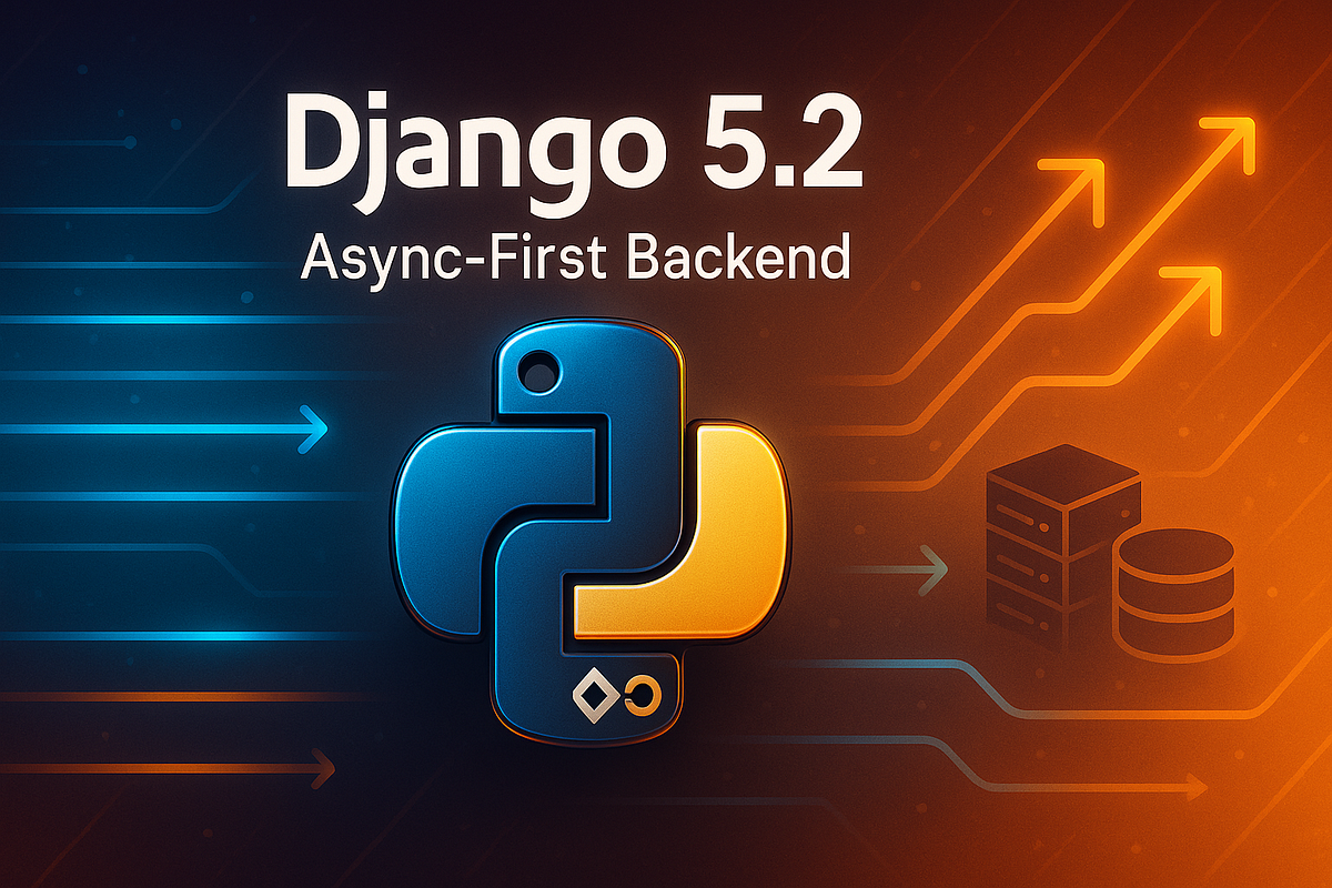 Django 5.2 + Python 3.13: The Async Backend Shift | Medium