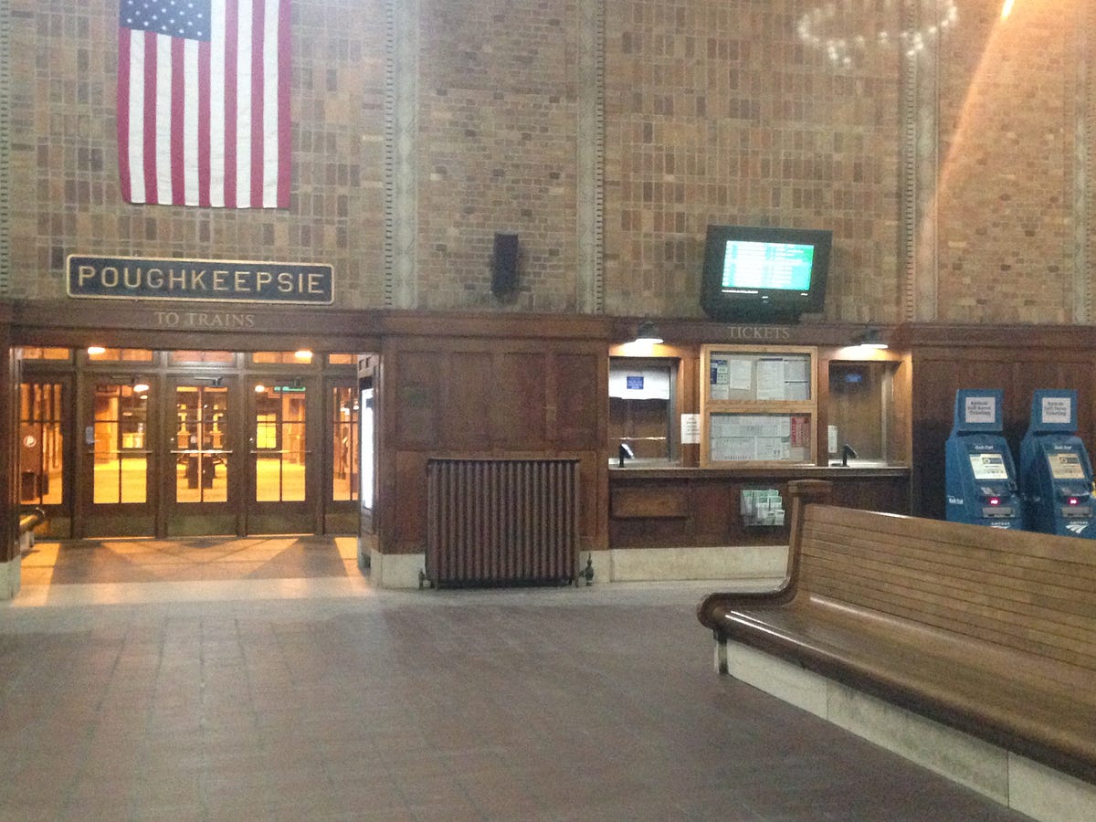 Vignettes of Poughkeepsie: Poughkeepsie Train Station, Monday, January ...