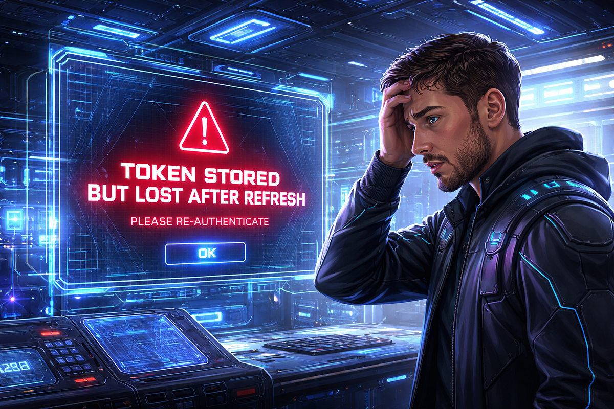 🔐 Token Stored but Lost After Refresh real scenario based in 2025 | by ...