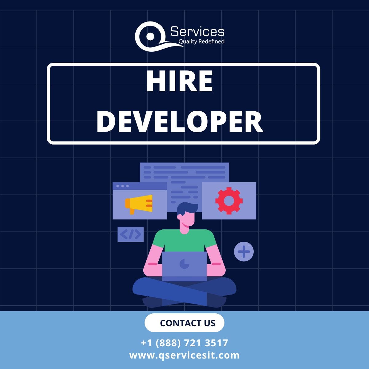 Hire Developer for your Business Project - QServices - Medium