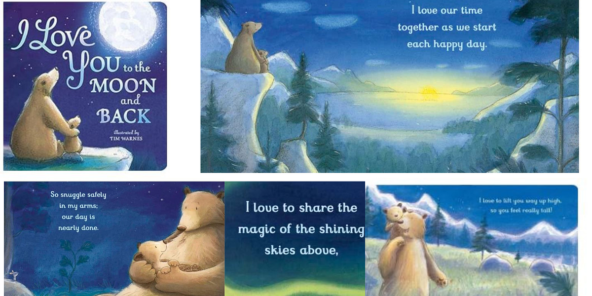 Why I love you to the moon and back children’s book | by Esth B. | Medium