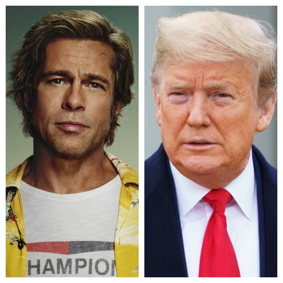 Donald Trump is no Cliff Booth. Having been following the news on the ...