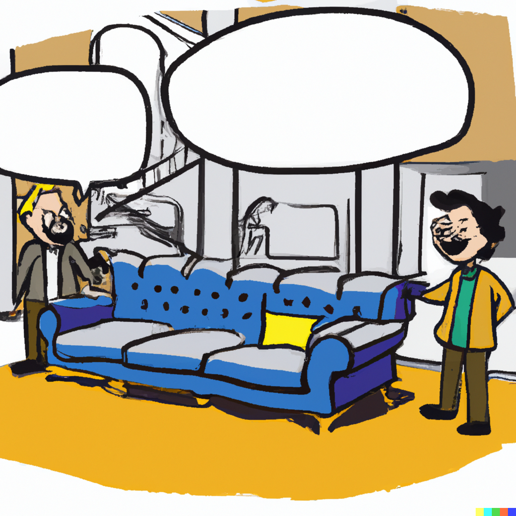 Salesman And Customer Clipart