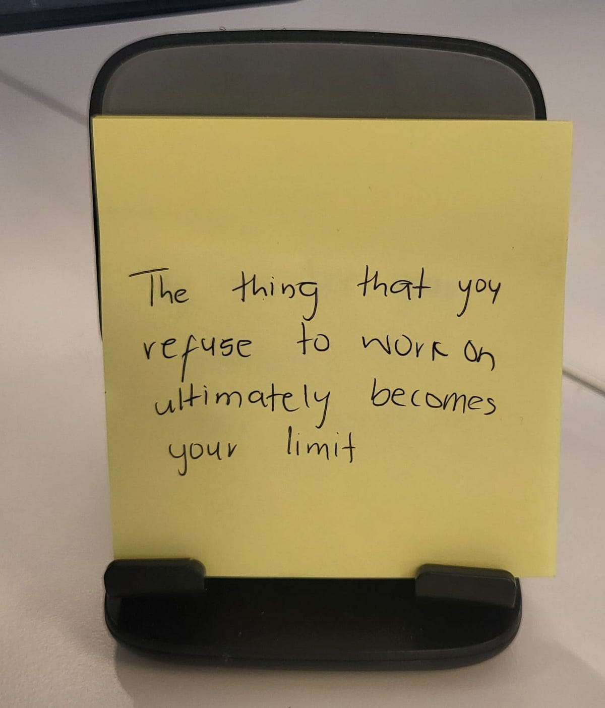 The Thing You Refuse to Work On Becomes Your Limit | by AaliyahL | Medium