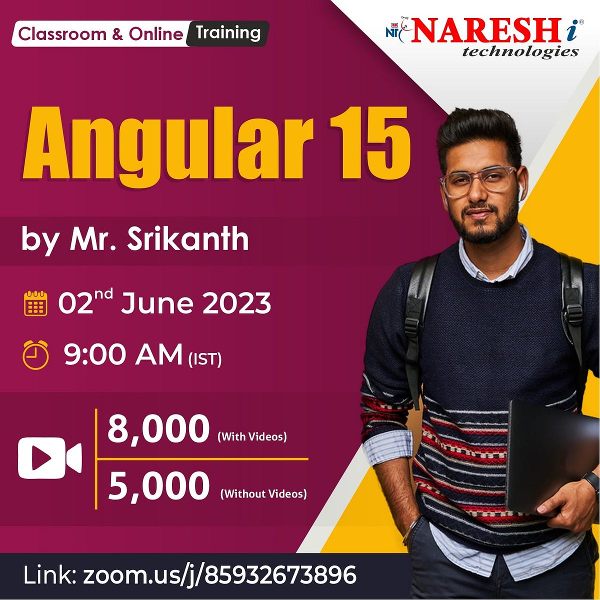 Free Demo On ANGULAR 15 Online Training — Naresh IT - Avinash Nit - Medium