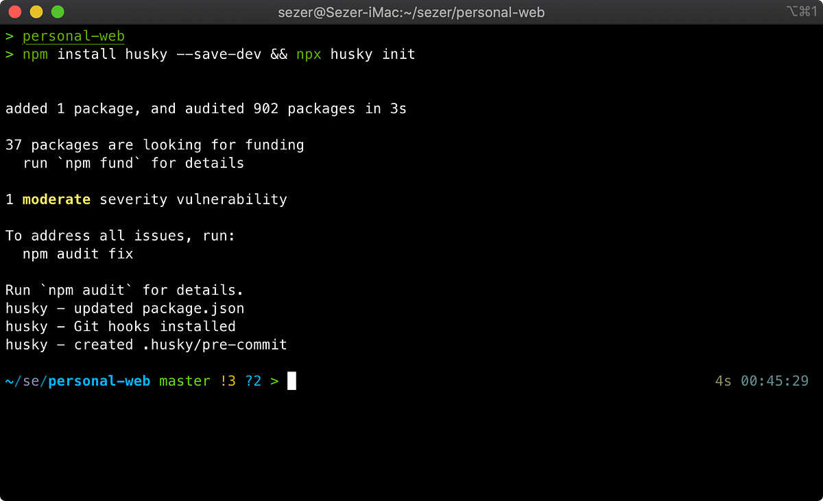 Git Hooks Nedir? Husky ve Prettier | by Sezer Esim | Medium