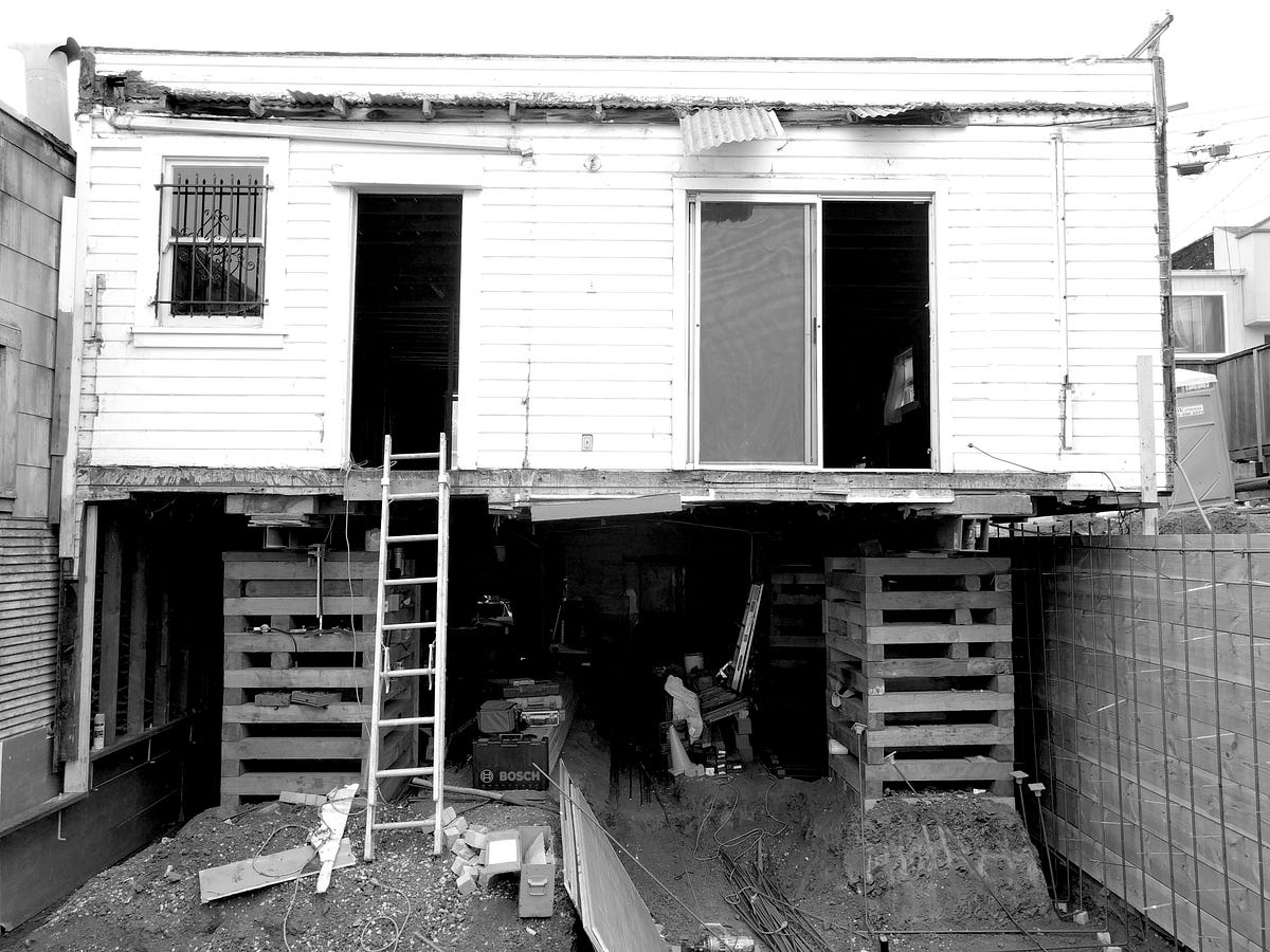 Raising the House. House raising is a fairly common step… | by Peter ...