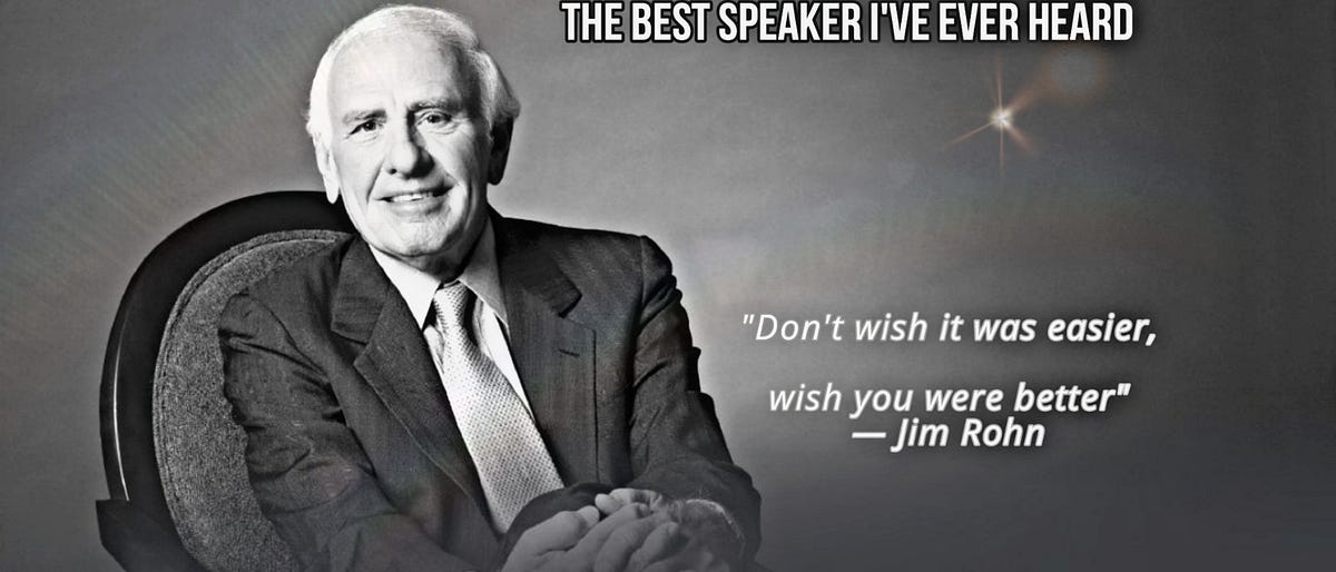 The Best Speaker I’ve Ever Heard — Jim Rohn | by Jay_K | Medium