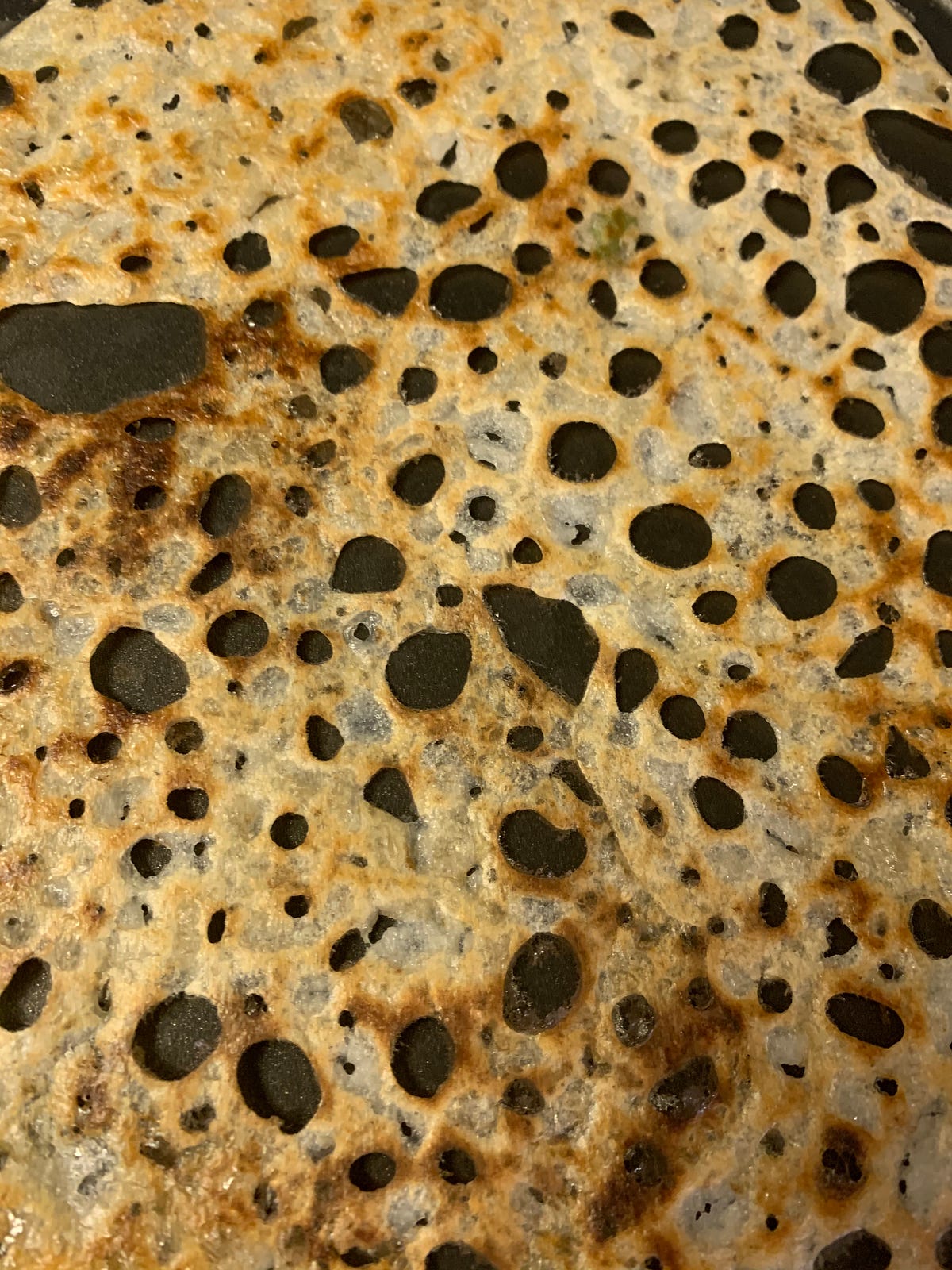 The holes of Rava Dosa. Deep learning in the kitchen.. Mommy… | by ...