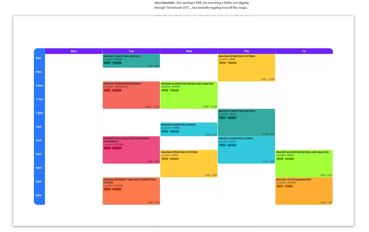 How I Built a One-Click Timetable Toggle on Linux | by szeyusim | Medium