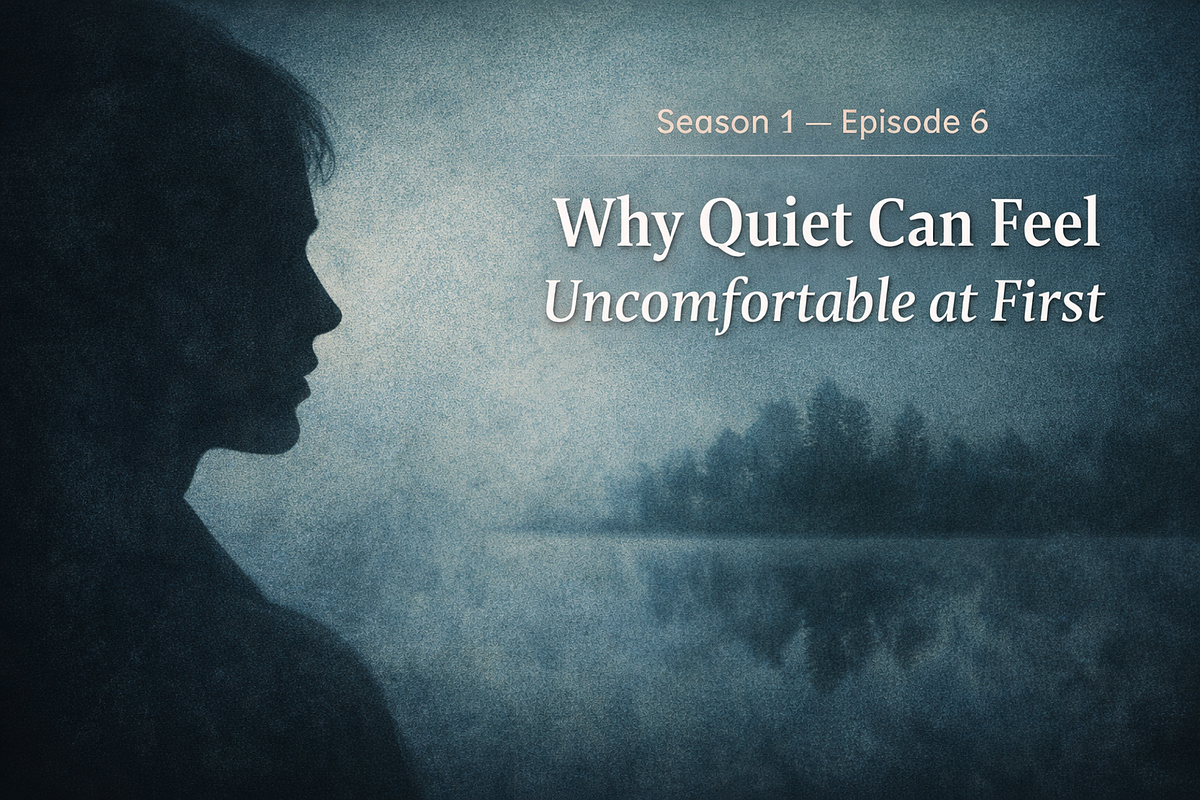 Season 1 — Episode 6 Why Quiet Can Feel Uncomfortable at First | by ...