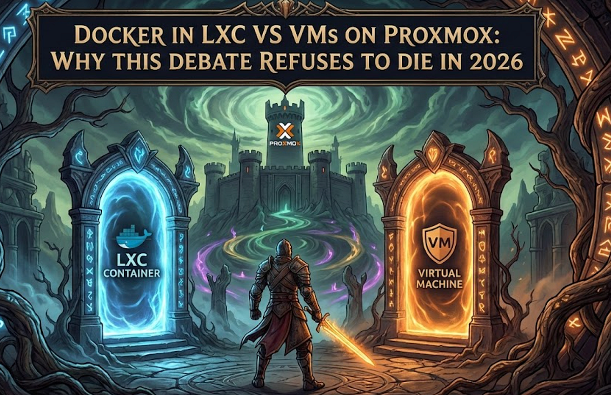 Docker in LXC vs VMs on Proxmox: Why This Debate Refuses to Die in 2026 ...