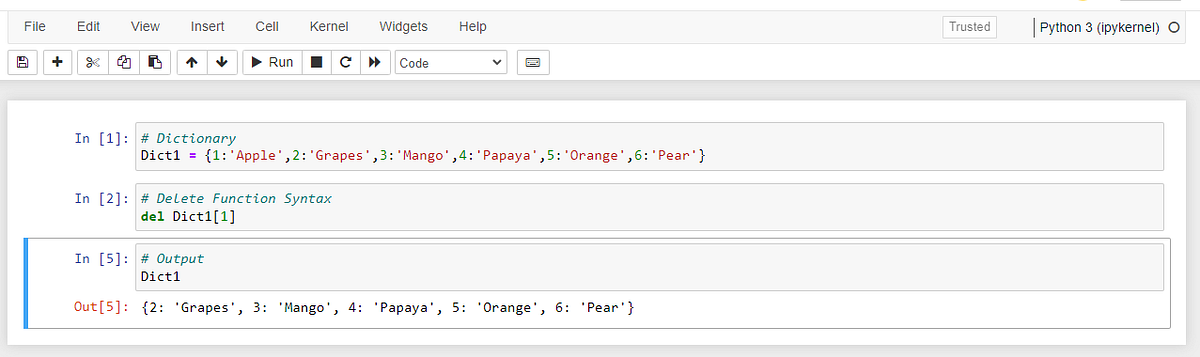 How to Delete multiple items from Dictionary in Python - Yogesh Rawat - Medium