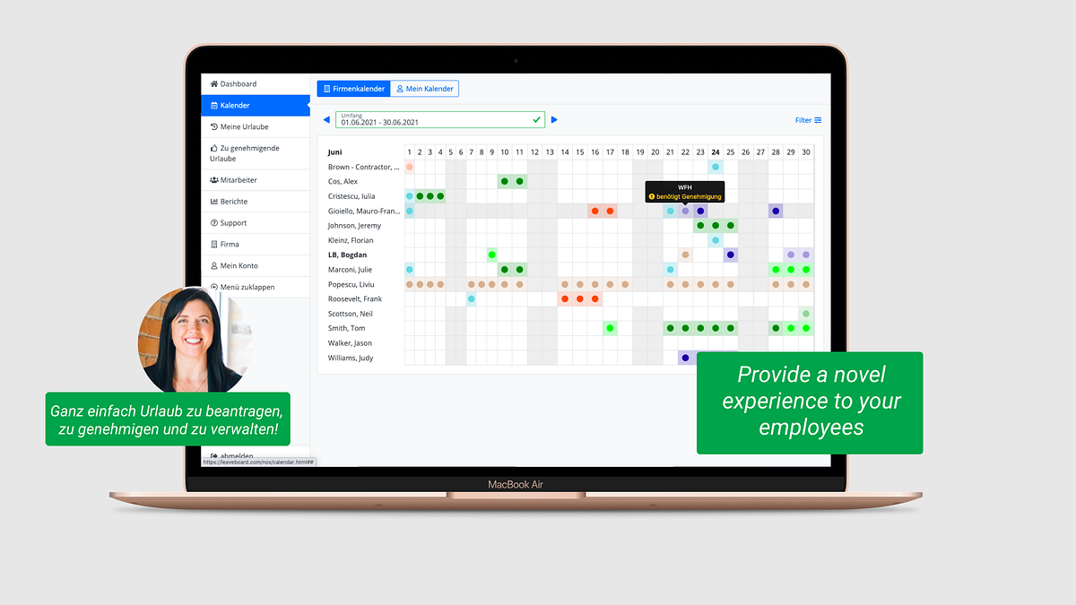 Hallo! LeaveBoard Absence and Employee Management Software is now ...
