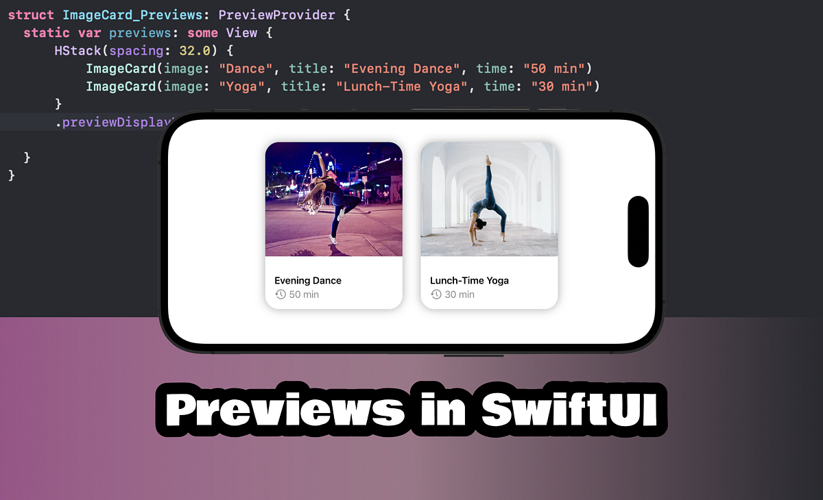 SwiftUI Previews. The Ultimate Guide | by Ix76y | Medium