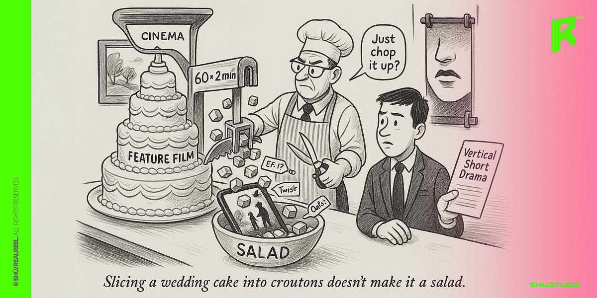 Why a Feature Film Isn’t 60 Vertical Short Drama Eps | Real Reel™
