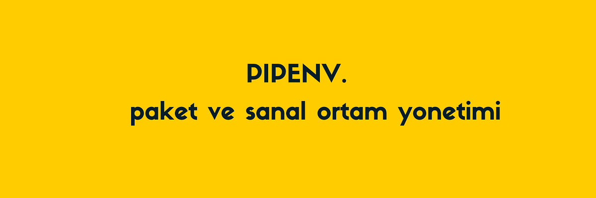 Pipenv nedir ve nasıl kullanılır? | by Oğuzhan Çelikarslan | Medium