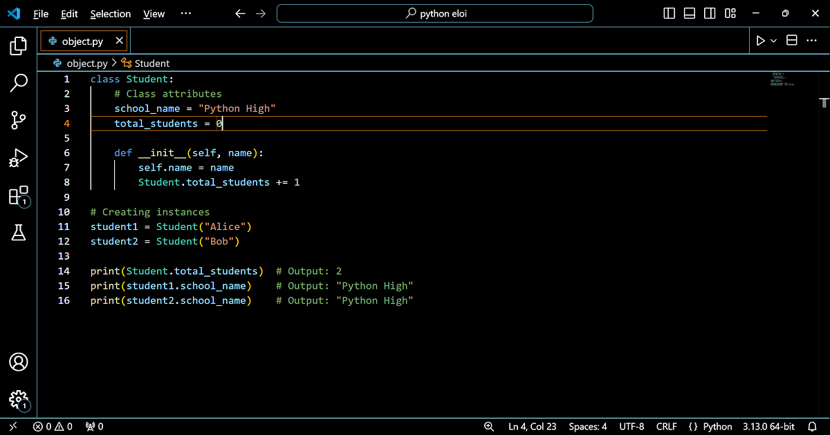 Pythons Class And Instance Attributes A Deep Dive By Karekezi Erica