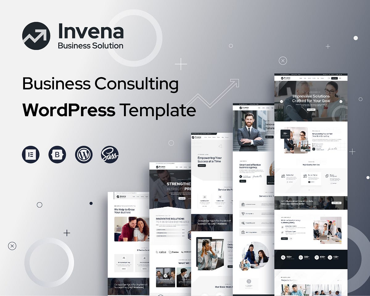 Invena — Business Consulting WordPress Theme for Modern Corporate ...