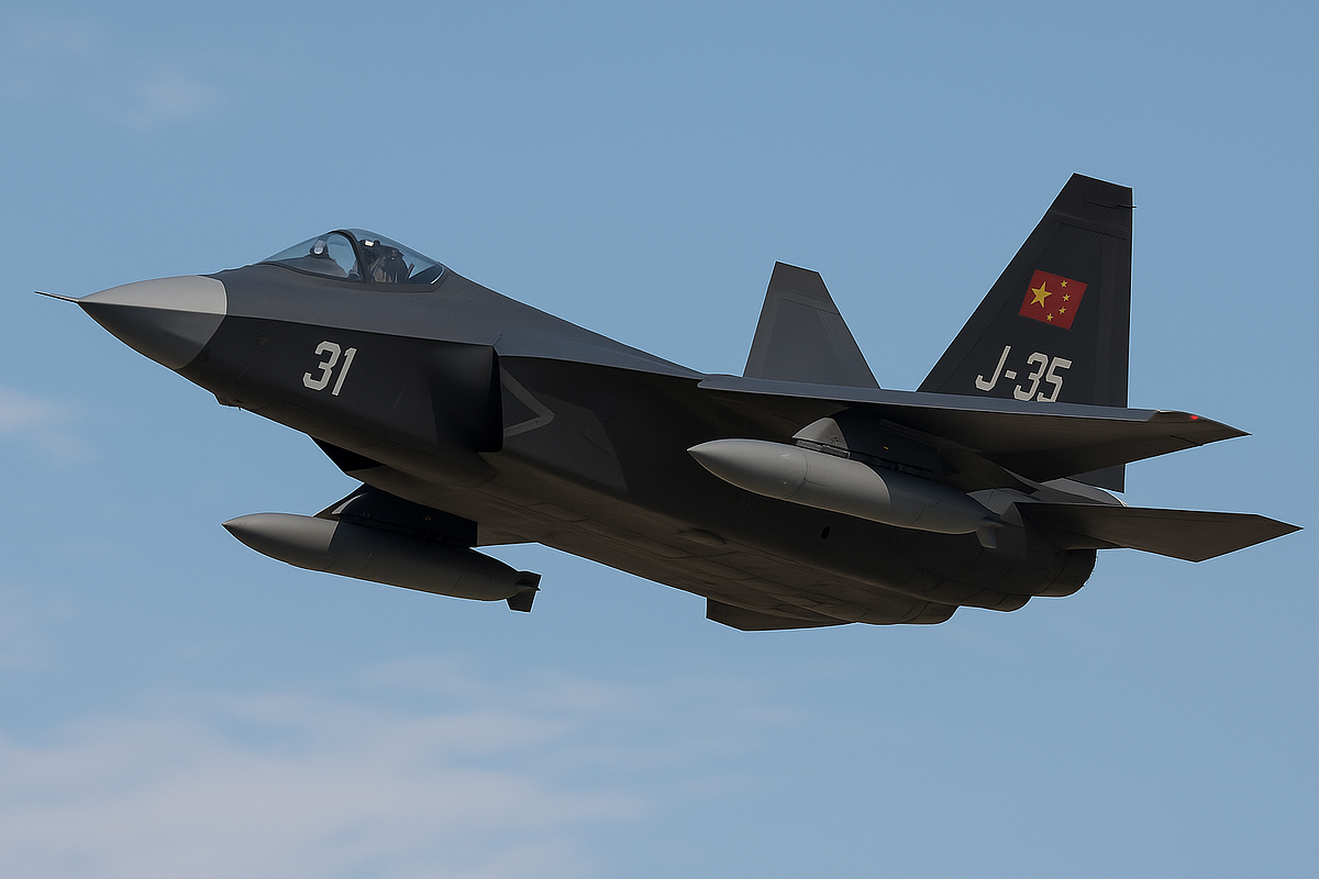 The J-35 Has Landed: China’s Stealth Fighter Just Shifted the Balance in South Asia | by Mallick ...