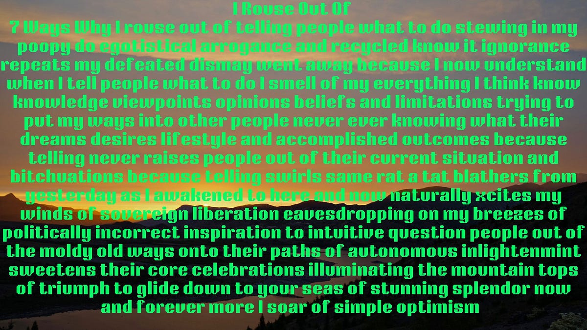 I Rouse Out Of - Robert Wilson - Medium