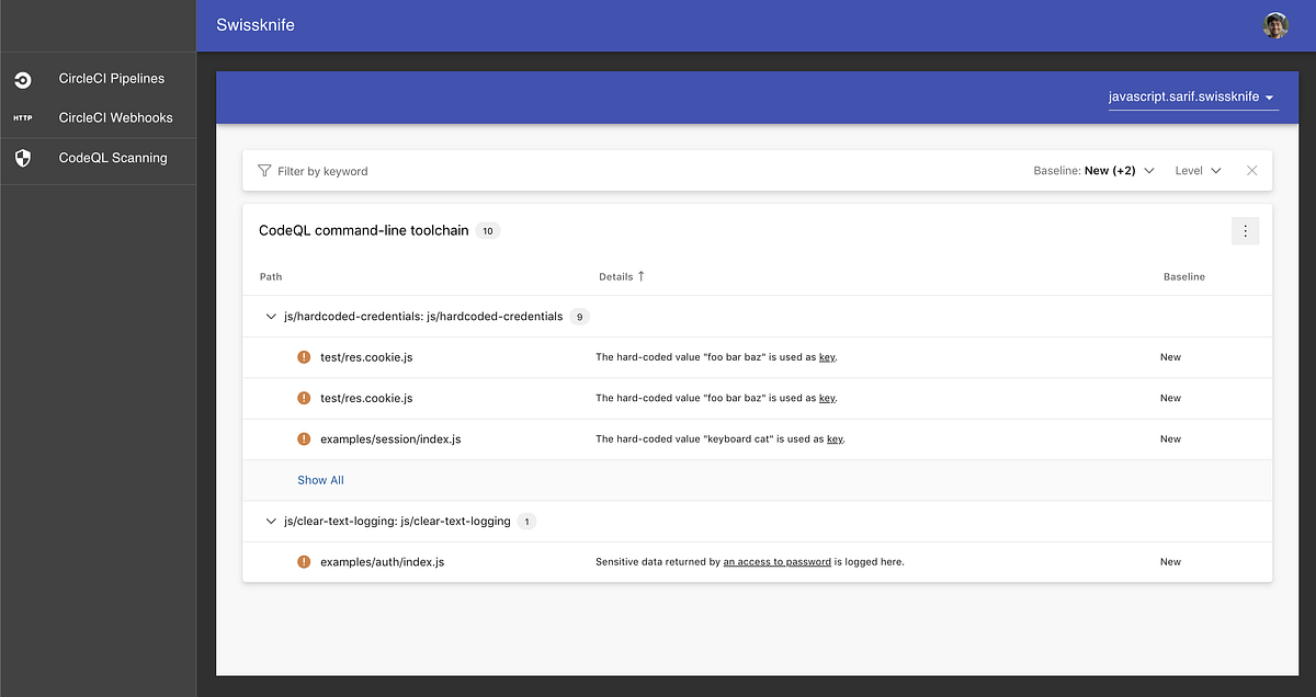 CodeQL code analysis on CircleCI. Github recently launched code scanning… | by Roopak ...