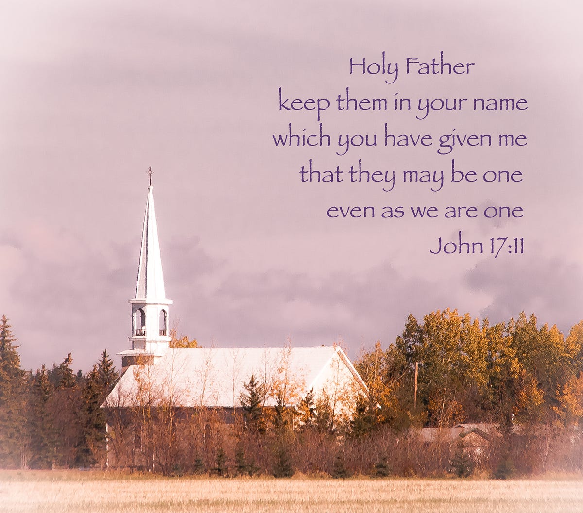 Play Nice With Other Christians. “And I am no longer in the world, but ...