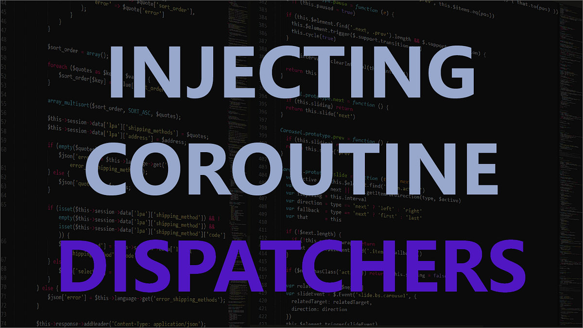 How To Inject Coroutine Dispatchers Using Hilt | by Kürşat | Medium