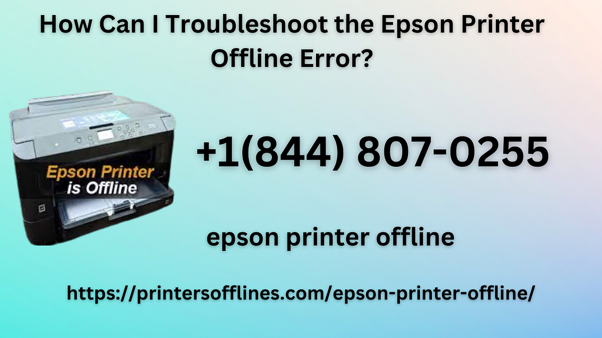 How Can I Troubleshoot the Epson Printer Offline Error? | by Fallonluna ...