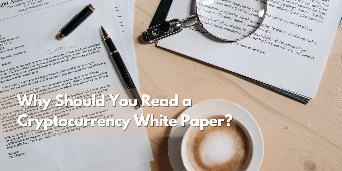 Why Should You Read a Cryptocurrency White Paper? | by Shuumar | Medium