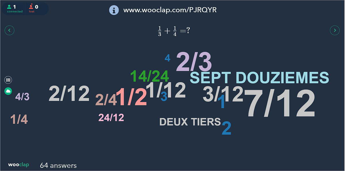 Bonne pratique: Affichage du Nuage de Mots | by Joséphine Misson | Wooclap 🇨🇵️ | Medium