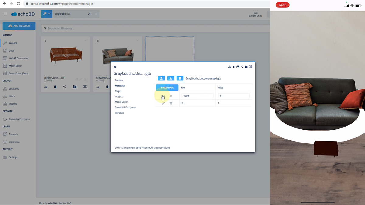 ThreeJS & echo3D Demo (Tutorial). echo3D works with all of your favorite… | by echo3D | echo3D ...