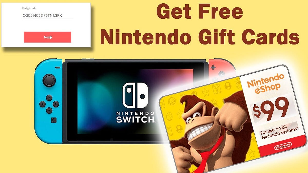 Free Nintendo eShop Gift Card Code Generator]]\ | by Md Jaschu Kazi ...
