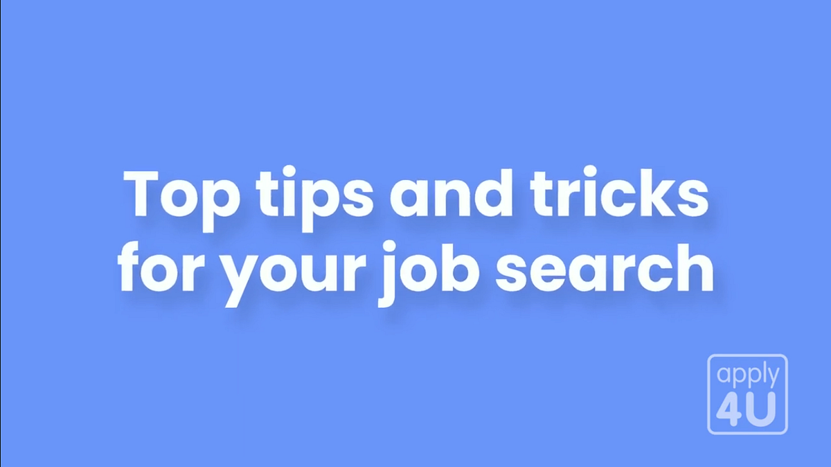 How to job search like a pro. Article Posted by: Apply4U | by MUHAMMAD ...