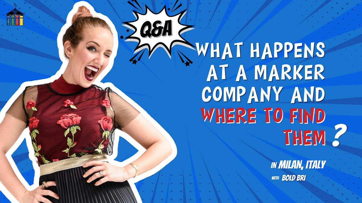 What happens at a marker company and where to find them? - Bold Bri ...
