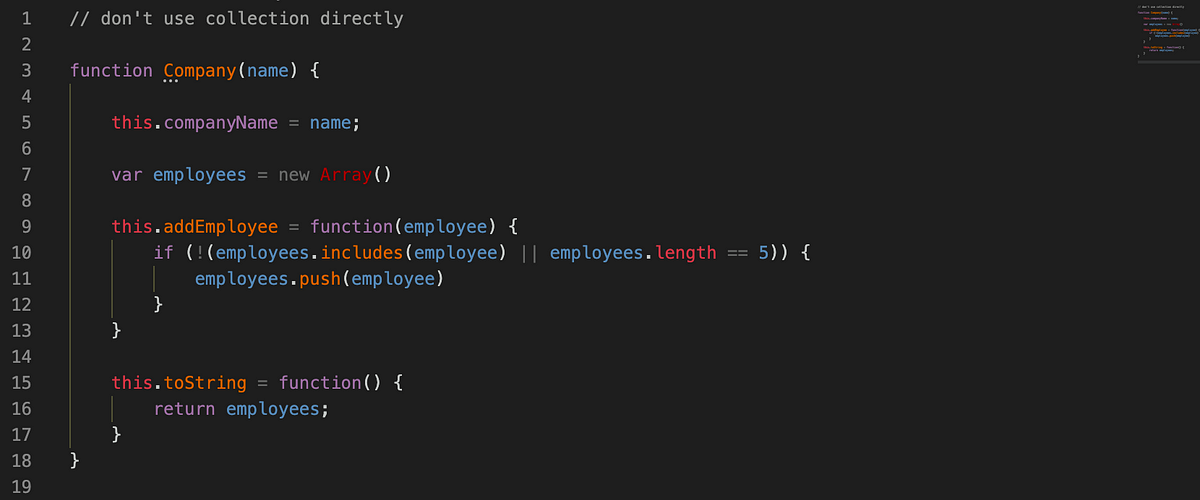 Don T Use Collection Directly Creating First Class Collections By Anh T Dang Javascript In