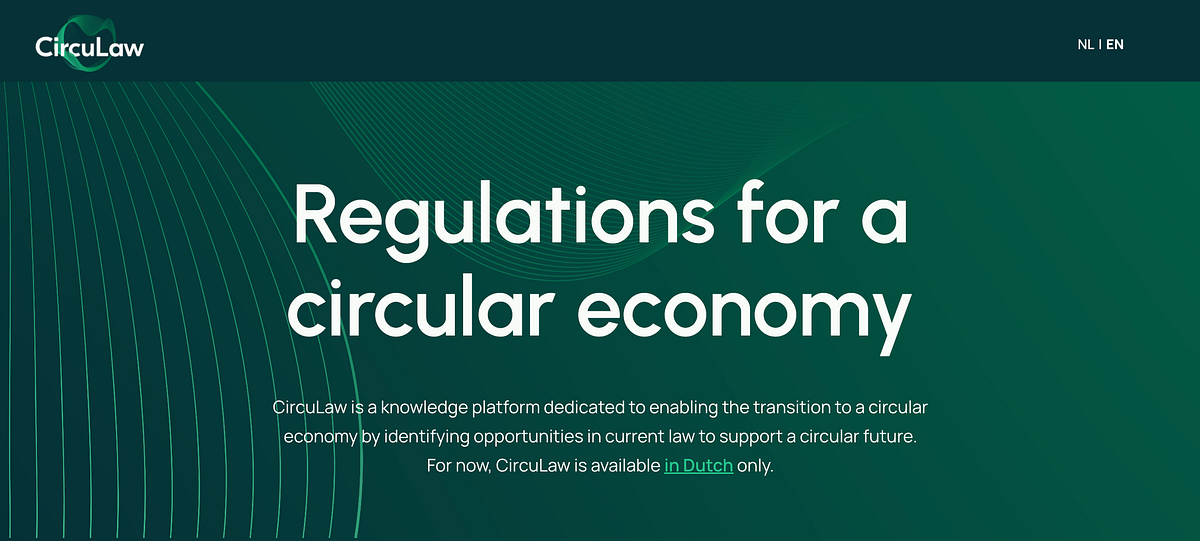 CircuLaw — using existing laws and regulations to accelerate the ...