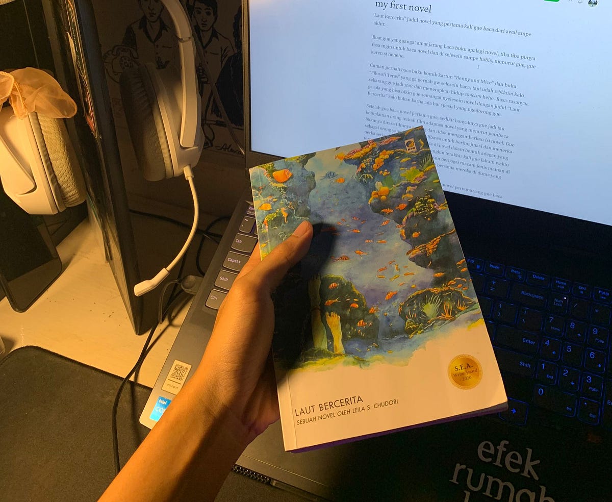 my first novel. ‘Laut Bercerita” judul novel yang… | by Zhafran Daffa | Jun, 2024 | Medium