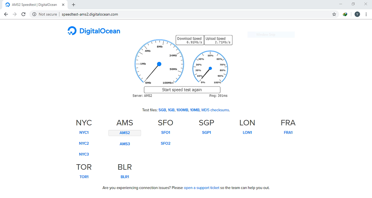 Tes Kecepatan (speed test) Digital Ocean | by Yuwono Mujahidin | Medium