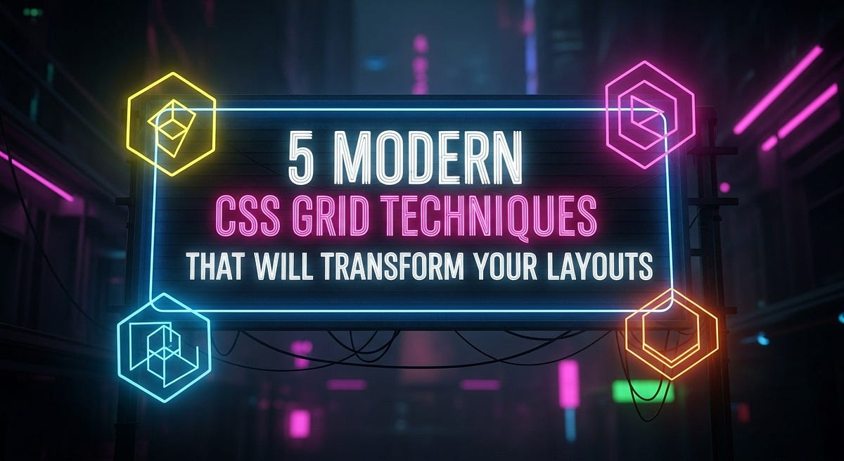🎨 5 Modern CSS Grid Techniques That Will Transform Your Layouts | by ...