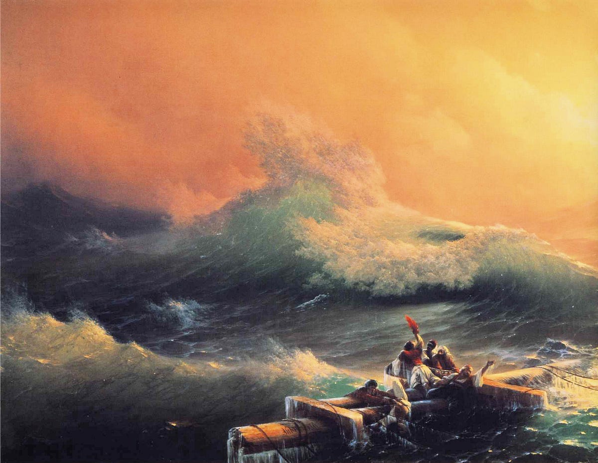 The Ninth Wave. “A smooth sea never made a skilled… | by Sink or Swim ...