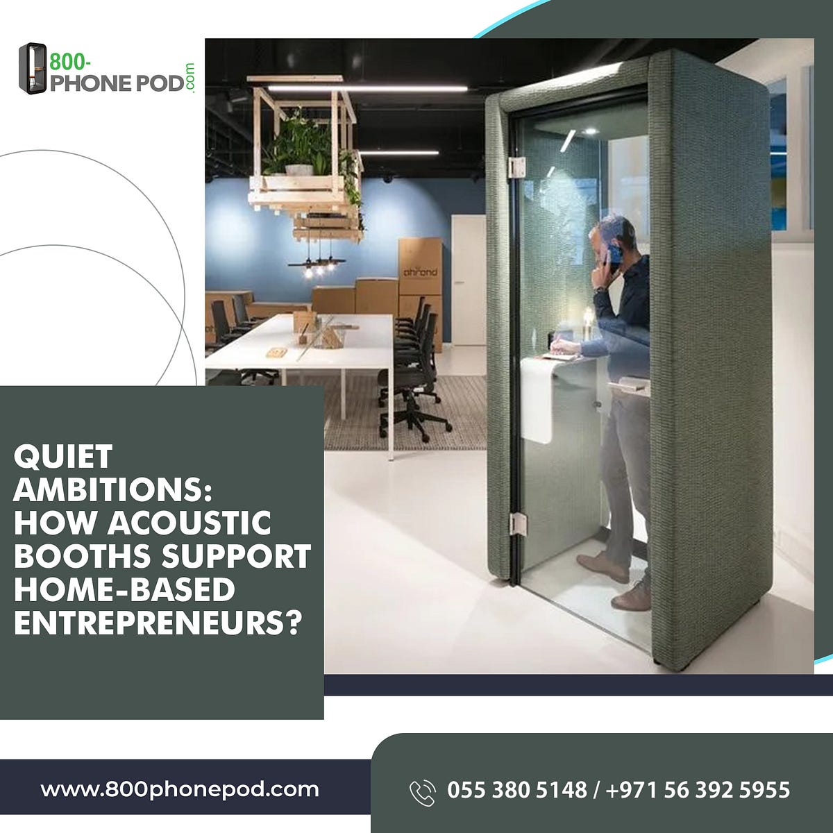 Quiet Ambitions: How Acoustic Booths Support Home-based Entrepreneurs? | by Saeedilaria | Dec ...