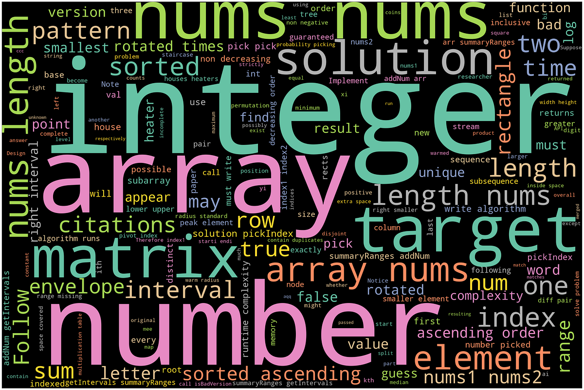 NLP On 500 LeetCode Questions - Robert McKee - Medium